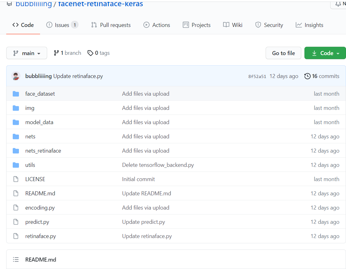 facenet-retinaface-keras 以及pytorch环境搭建_retinaface和facenet安装-CSDN博客