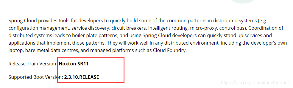 Springboot与springcloud的版本对应详细版springboot对应的springcloud版本 Csdn博客