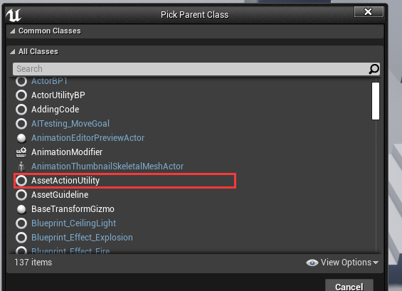 UE4 EditorUtilityBlueprint之AssetActionUtility_虚幻editorutilityblueprint使用-CSDN博客