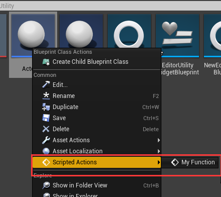 UE4 EditorUtilityBlueprint之AssetActionUtility_虚幻editorutilityblueprint使用-CSDN博客