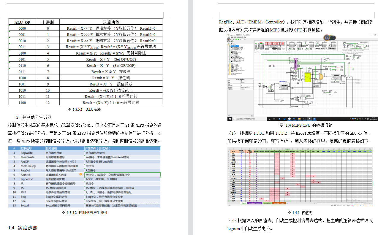 24条指令MIPS单周期CPU课程设计（包含报告与实验包）_计算机组成原理24条指令mipscpu设计实验报告-CSDN博客