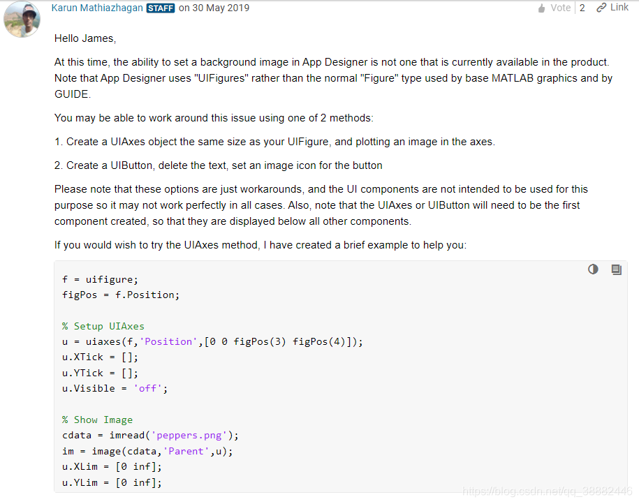 Matlab App Designer 如何设置背景图片 Matlab App 设置背景 Csdn博客