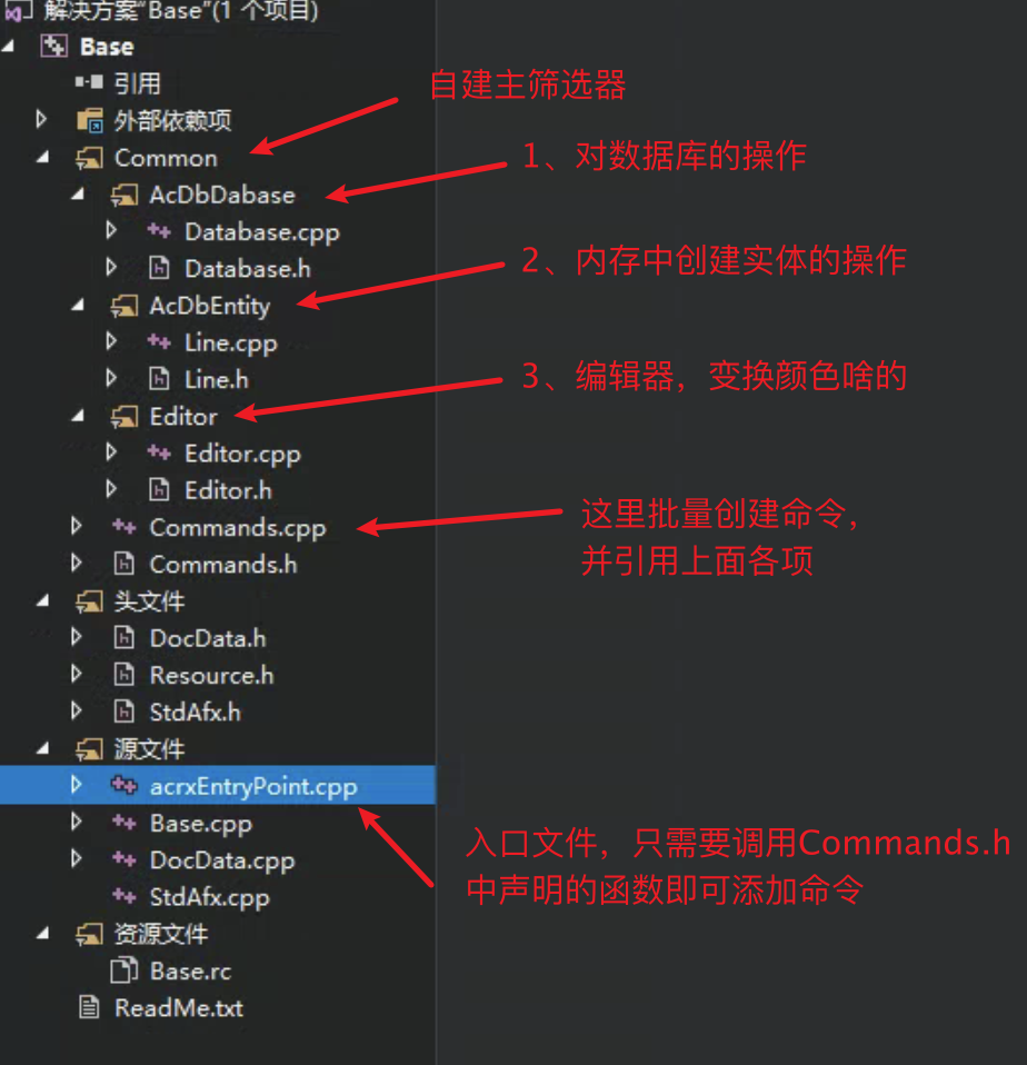 ObjectArx开发笔记（三）---封装代码_objectarx 封装命令行函数-CSDN博客