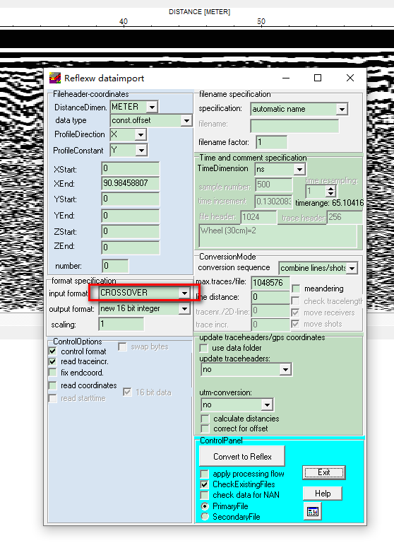 Proccessed .iprb file in Reflexw with 32bit data_iprb文件-CSDN博客