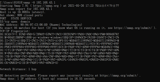网络扫描实验（win10使用nmap，X-Scan工具使用）_win10扫描局域网存活主机_好奇宝宝hqbb的博客-CSDN博客