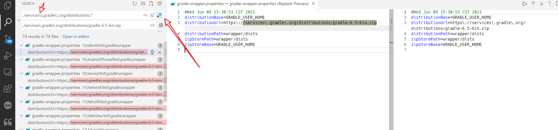 android_批量修改多个android项目中的gradle插件的版本/导入开源android项目需要做的修改(build.gradle&distributions/gradle版本的对应 ...