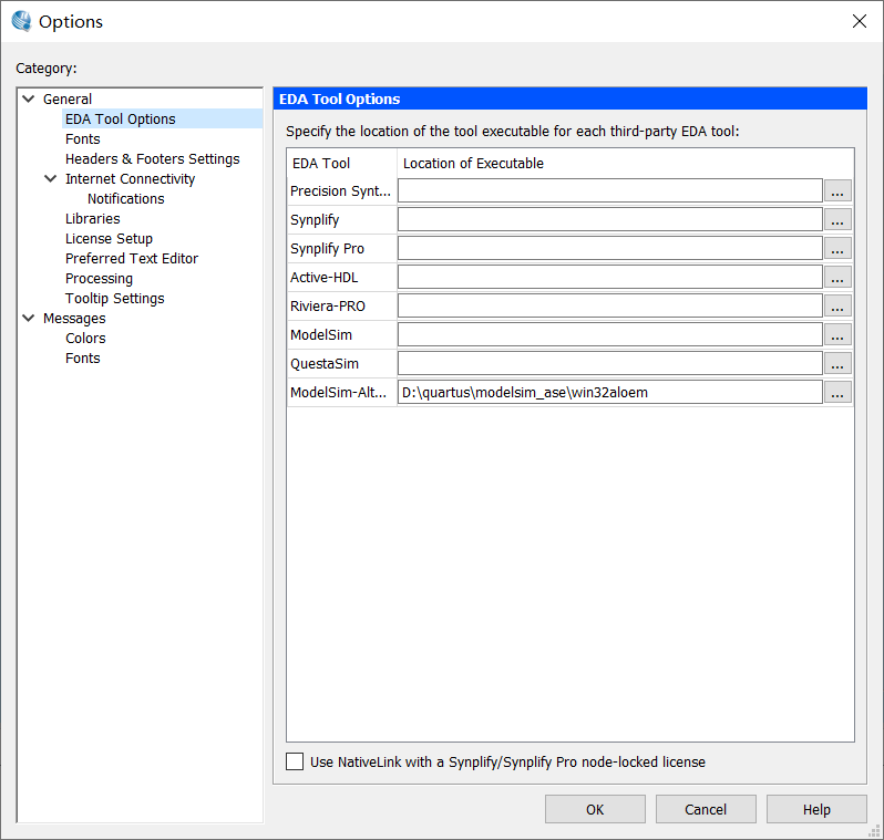 quartus 13.1常见报错解决方法_modelsim executable not found.-CSDN博客