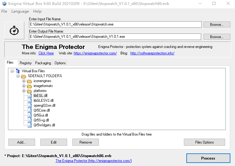 Enigma Virtual Box (免费版)打包Qt程序为单个可执行程序_enigma virtual box打包工具要钱吗-CSDN博客