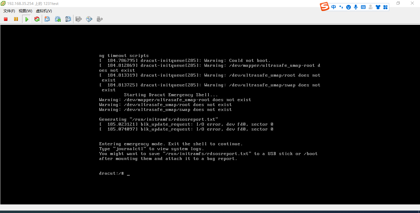 KVM虚拟机迁移到VMWare ESXi（解决dracut=initqueue timeout - starting timeout scripts）_kvm迁移到vmware-CSDN博客