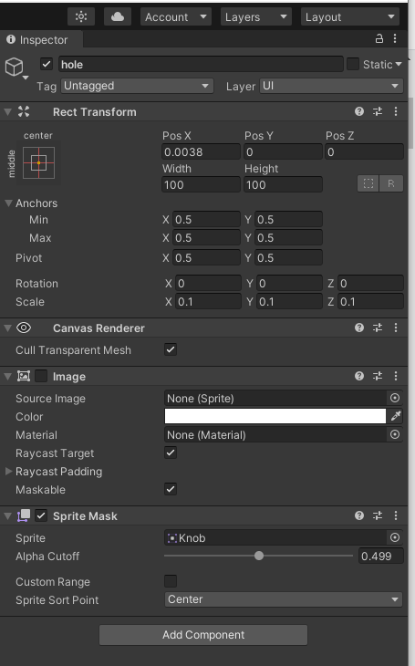 使用SpriteMask遮罩挖洞_sprite 挖孔-CSDN博客