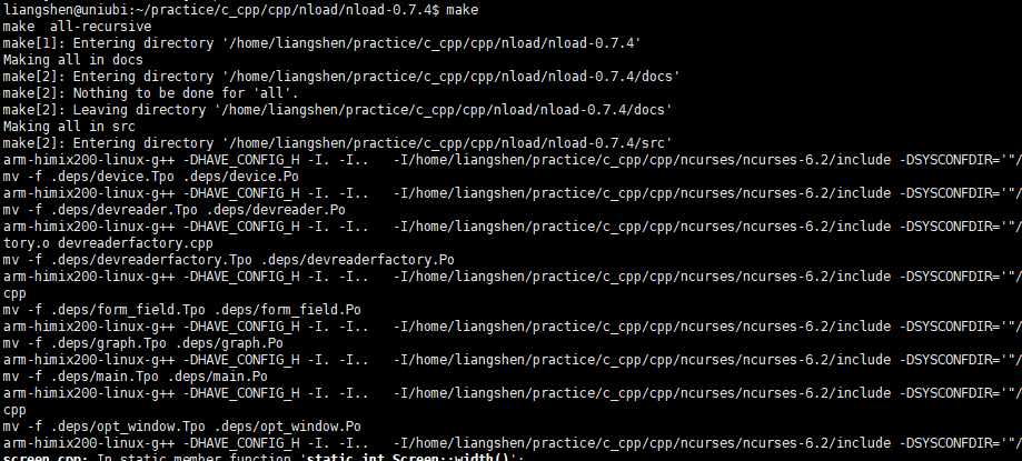 nload 嵌入式版本编译_nload交叉编译-CSDN博客