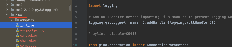 ModuleNotFoundError: No module named ‘pika‘ - Programmer Sought
