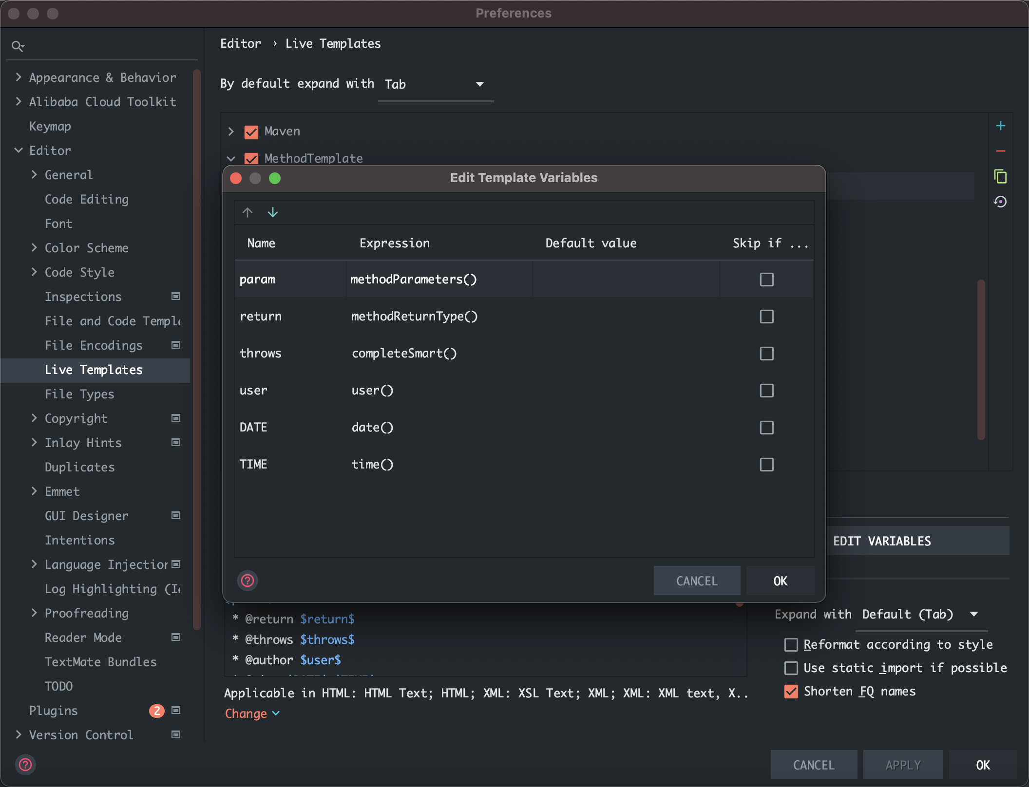 idea注释模板设置（史上最全！！！）_idea 注释模板-CSDN博客