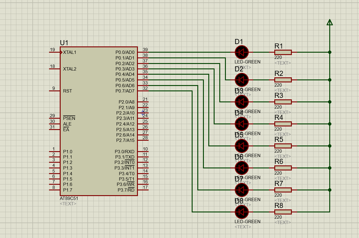 51单片机实验之流水灯和交替闪烁_51单片机灯四亮四灭交替闪烁-CSDN博客
