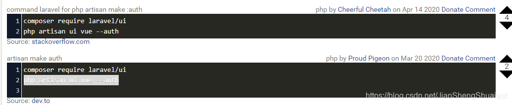 Laravel 使用vue作为前端laravel作为后端auth的方式进行认证环境搭建laravel的blade模板中使用vue组件中怎么判断用户认证 Csdn博客
