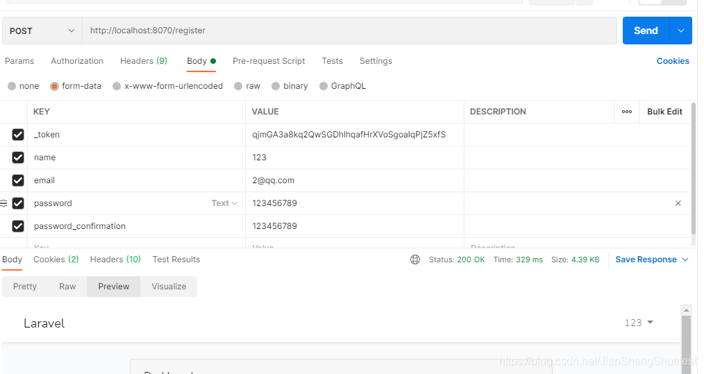 Laravel 使用vue作为前端laravel作为后端auth的方式进行认证环境搭建laravel的blade模板中使用vue组件中怎么判断用户认证 Csdn博客