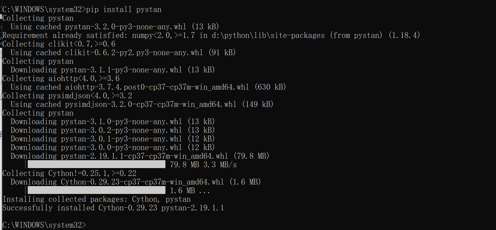 python安装时间序列数据预测工具fbprophet_能不能直接下载fbprophet包放到site-packages-CSDN博客