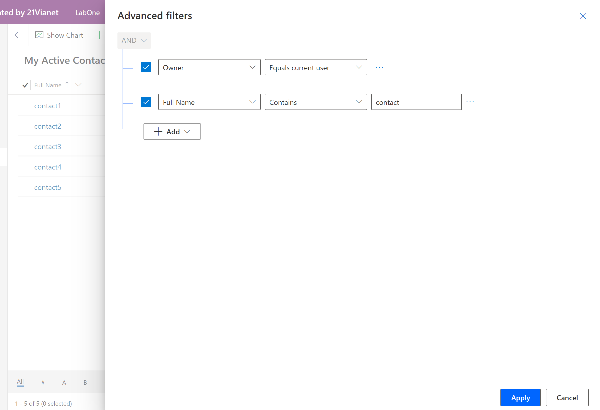 Dynamics 365 通过Advanced Filtering创建个人视图_dynamic365 的advance find-CSDN博客