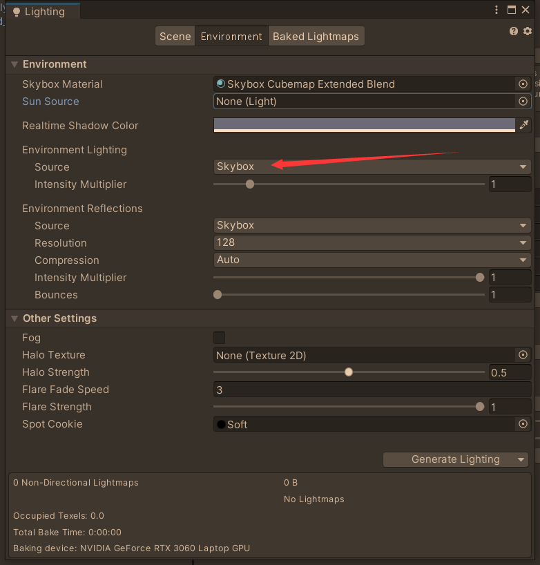 Unity light setting, select GPU rendering - Programmer Sought