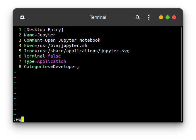 Ubuntu下为你的Jupyter Notebook配置桌面快捷方式和应用图标_jupyter notebook没有desktop-CSDN博客