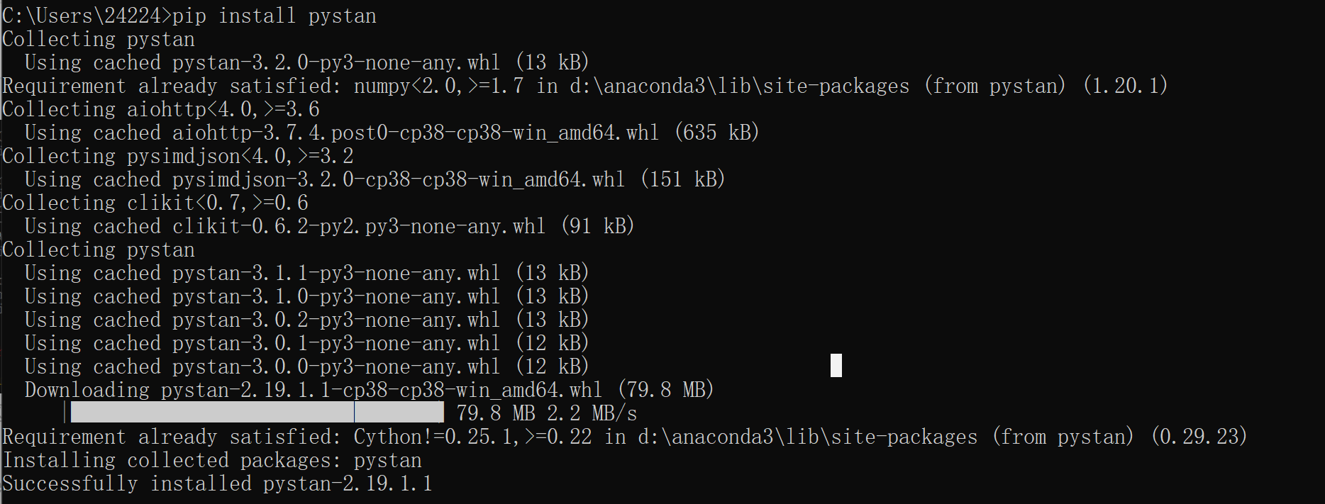 python安装时间序列数据预测工具fbprophet_能不能直接下载fbprophet包放到site-packages-CSDN博客