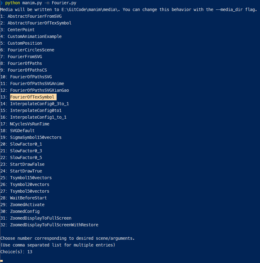 零基础使用Manim画傅里叶变换_manim 傅里叶_TagBugU的博客-CSDN博客