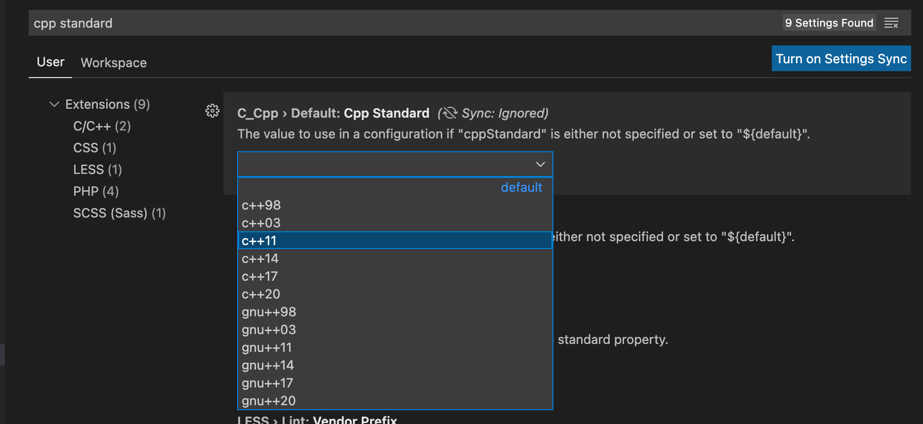 如何解决vscode中nullptr未定义及相关C++标准设置问题-CSDN博客