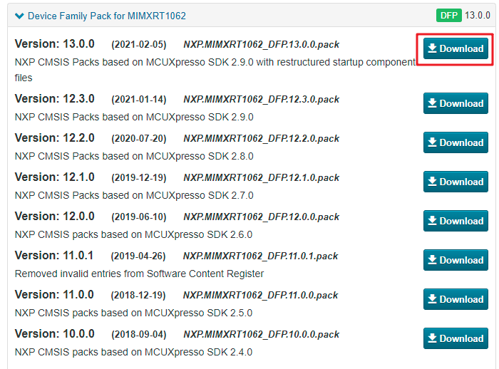 i.MX RT开发笔记-02 | i.MX RT1062开发环境搭建（MDK芯片包、NXP SDK详解）_mimxrt1060-evk开发板 ...