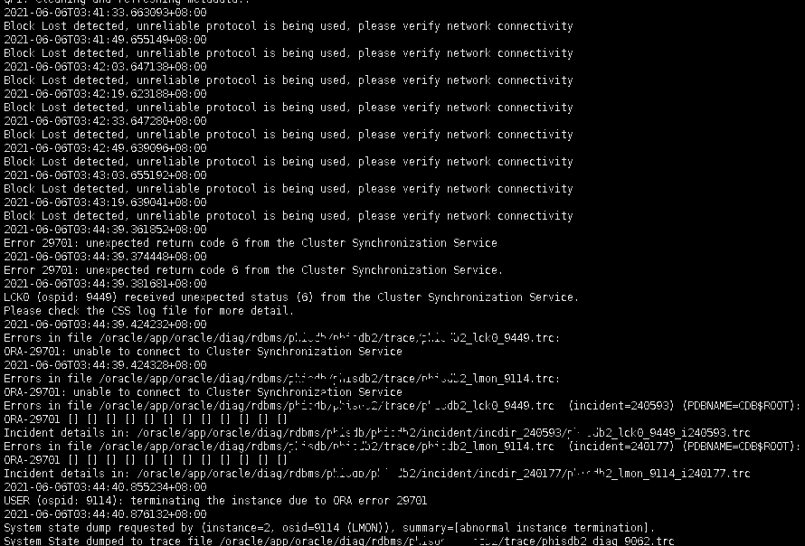 CRS-2717: Server ‘rac2‘ is not in any of the server pool(s) hosting resource ‘ora.xxx.db‘_ora ...