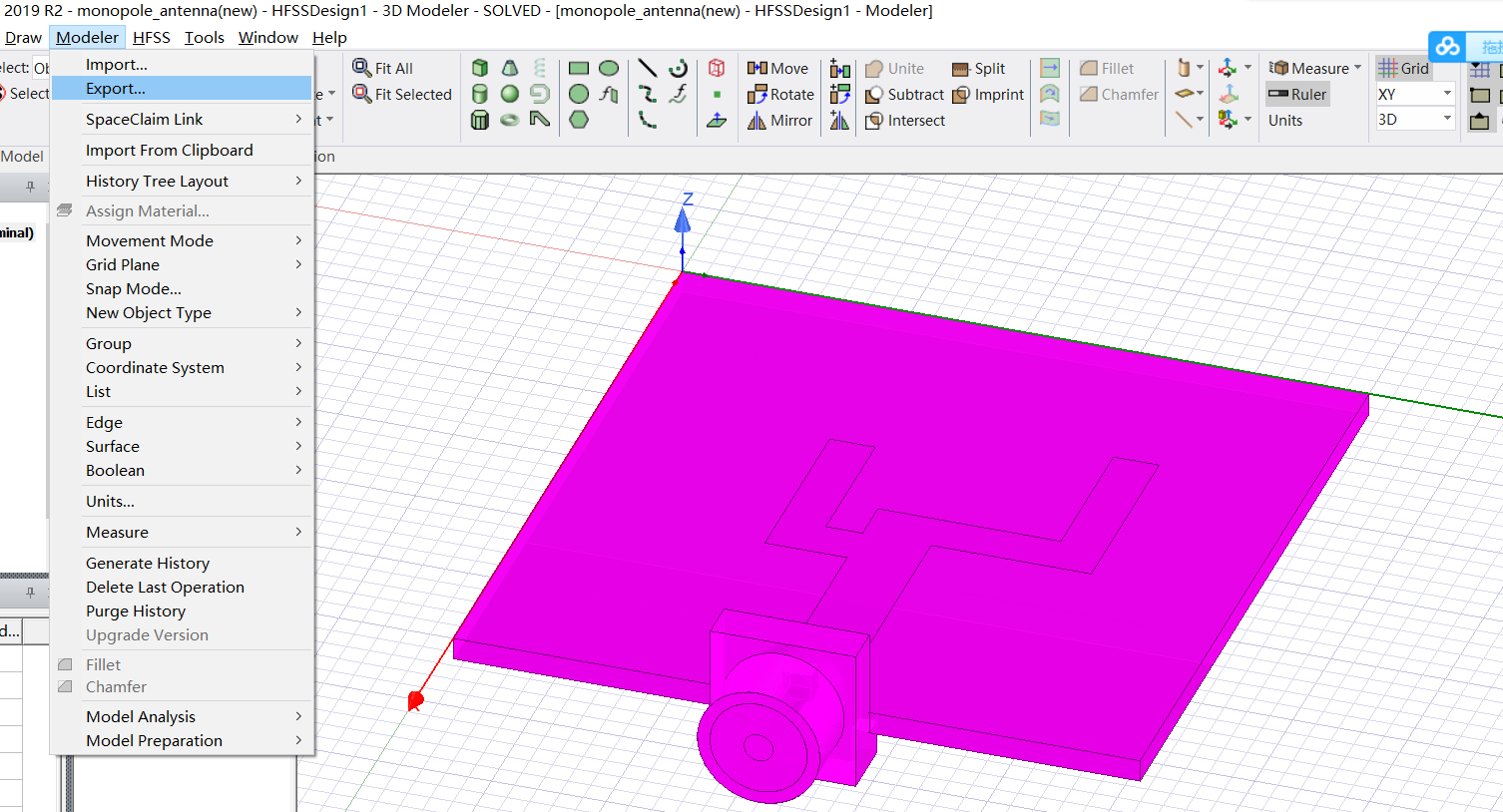 CST和HFSS联合导入、导出模型+仿真_sma头hfss仿真模型-CSDN博客