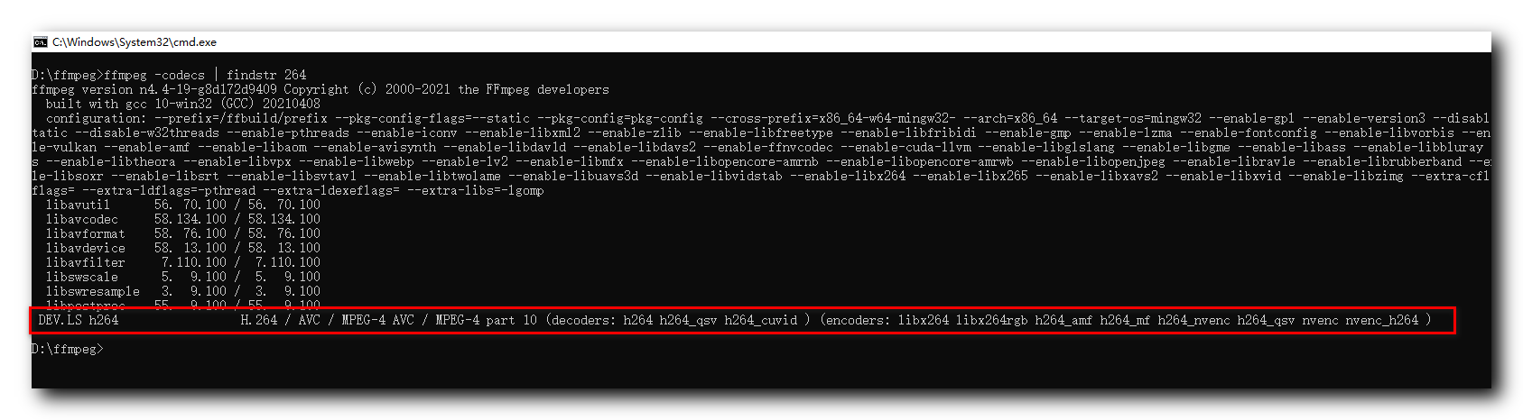 【FFmpeg】ffmpeg 命令查询一 ( 版本 | 编译配置 | 复用格式 | 编解码器 )_怎么检查ffmpeg所使用的nivida video codec版本-CSDN博客