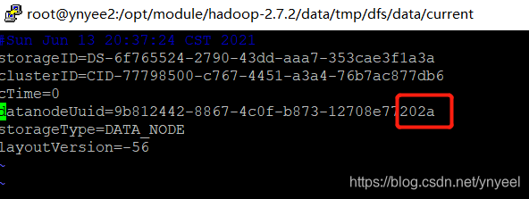 为什么我的三个虚拟机的datanode成功启动了,但是hadoop集群管理页面上只有两个节点,刷新后交替着出现为什么hadoop明明三个节点