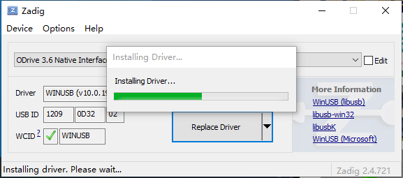 ODrive踩坑（一）windows下使用环境的搭建，odrivetool及USB驱动的安装_odrive只能通过命令行控制电机吗-CSDN博客