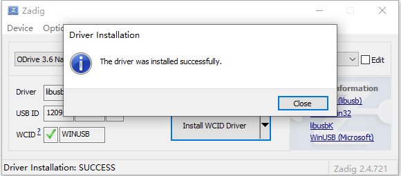 ODrive踩坑（一）windows下使用环境的搭建，odrivetool及USB驱动的安装_odrive只能通过命令行控制电机吗-CSDN博客