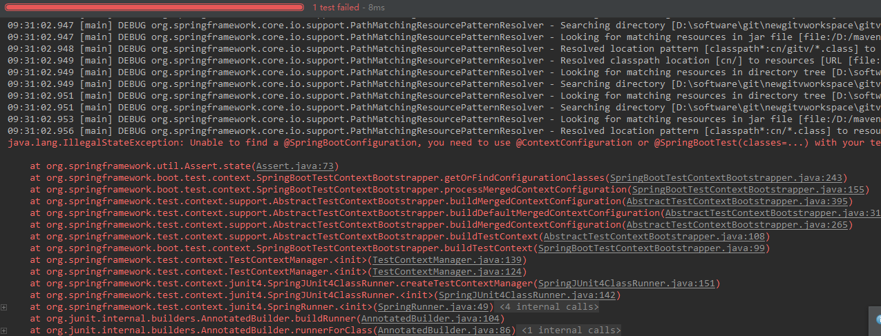 完美解决 Unable to find a @SpringBootConfiguration, you need to use @ContextConfiguration or-CSDN博客