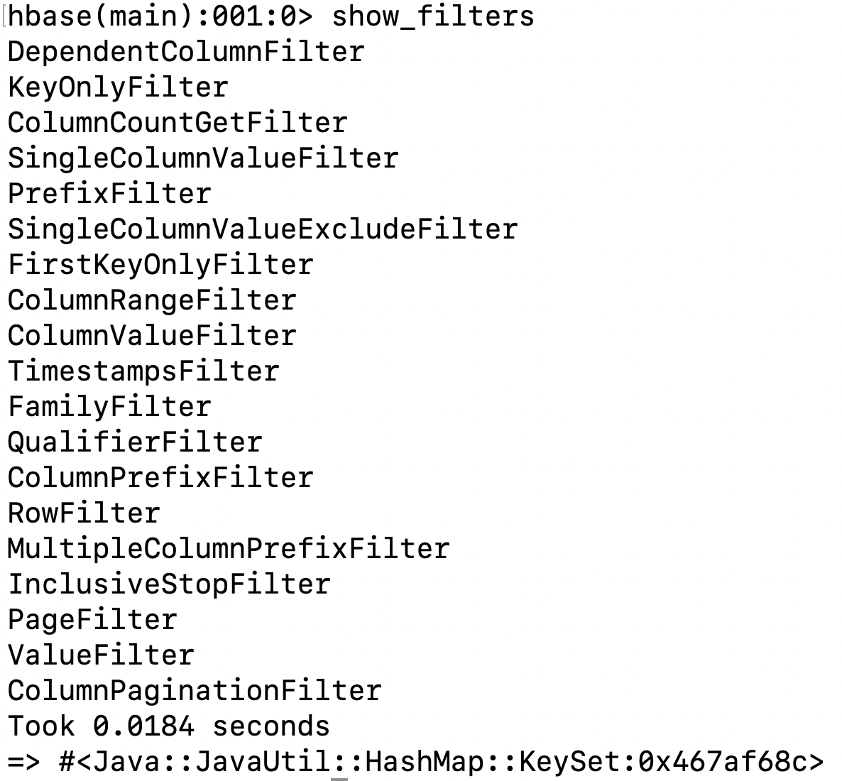 Hbase之滤器Filter_hbase filter-CSDN博客