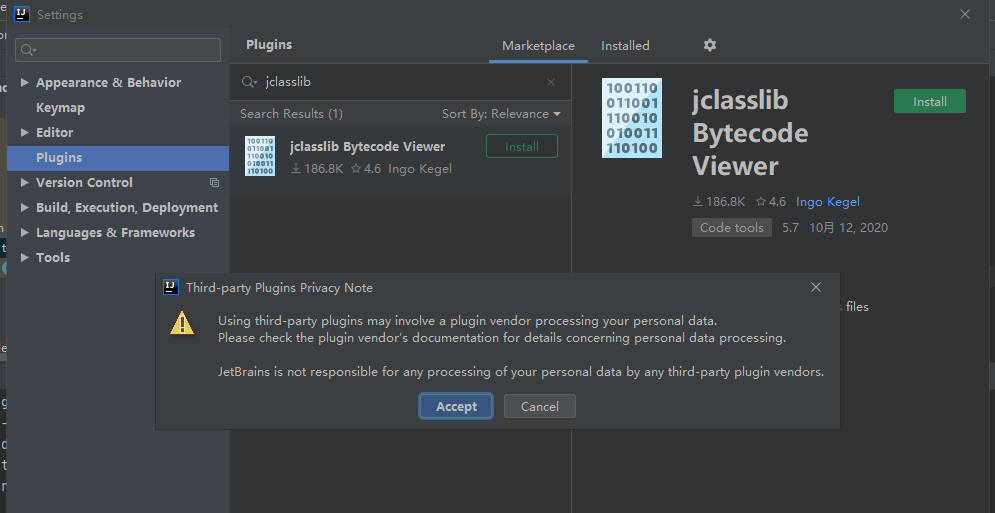 idea 安装 jclasslib 插件_idea jclasslib-CSDN博客