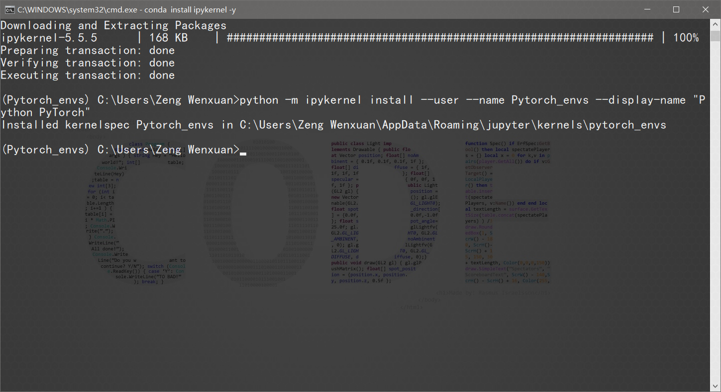 JupyterLab不能在Pytorch虚拟环境下import torch？_jupyter 修改kernel无法import torch-CSDN博客