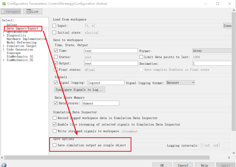 Simulink使用to workspace模块后工作空间不显示数据_to workspace没有数据-CSDN博客