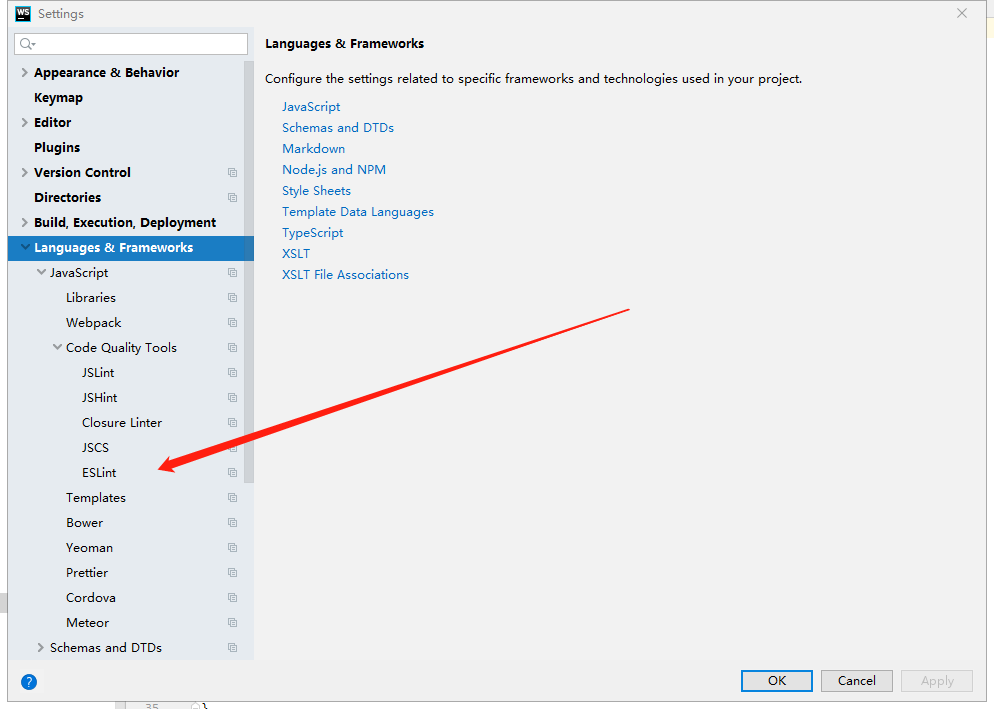 WebStorm关闭eslint检查_webstorm 右上角有个检测如果关闭-CSDN博客