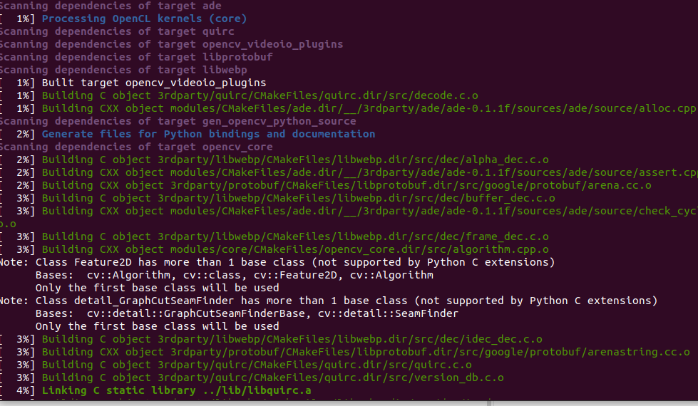 记录ubuntu20 04成功编译安装opencv4 C 环境 Ubuntu20 04编译opencv Opencv Contrib Csdn博客