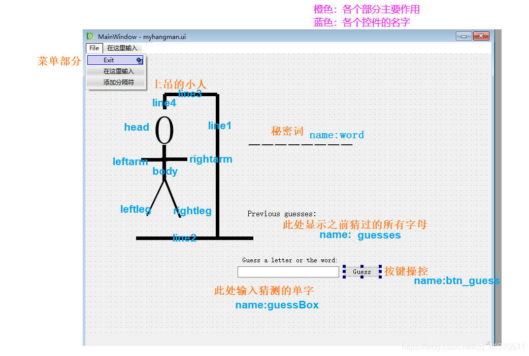 Python小游戏——猜单词游戏(hangman)python Hangman Csdn博客