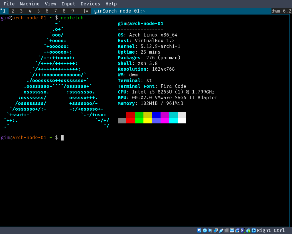 Arch Linux 美化 (st + dwm)_dwm美化-CSDN博客