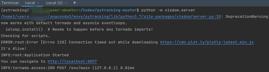 pytracking系列跟踪算法的配置（LWL, KYS, PrDiMP, DiMP and ATOM Trackers）（Ubuntu版本）-CSDN博客
