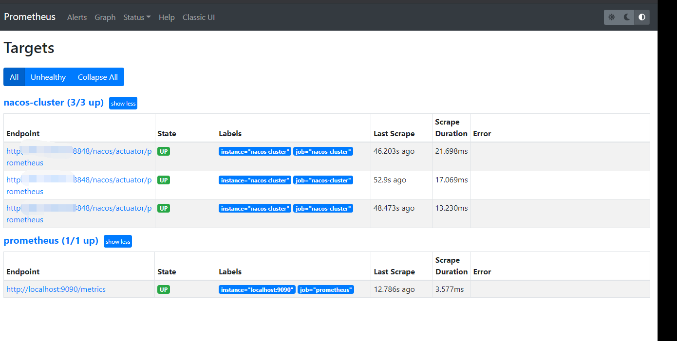 全网最火的Nacos监控中心——Prometheus+Grafana_nacos prometheus-CSDN博客