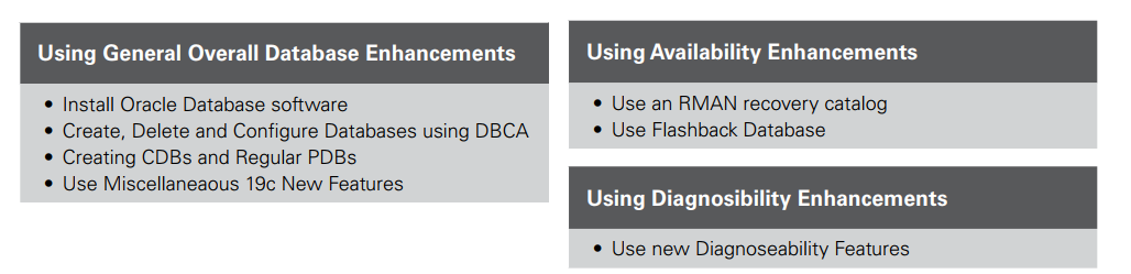 Oracle OCP 19c 认证1Z0-083考试大纲(Oracle官方版)_oracle database 19c: administration workshop_wwwleoocom的 ...