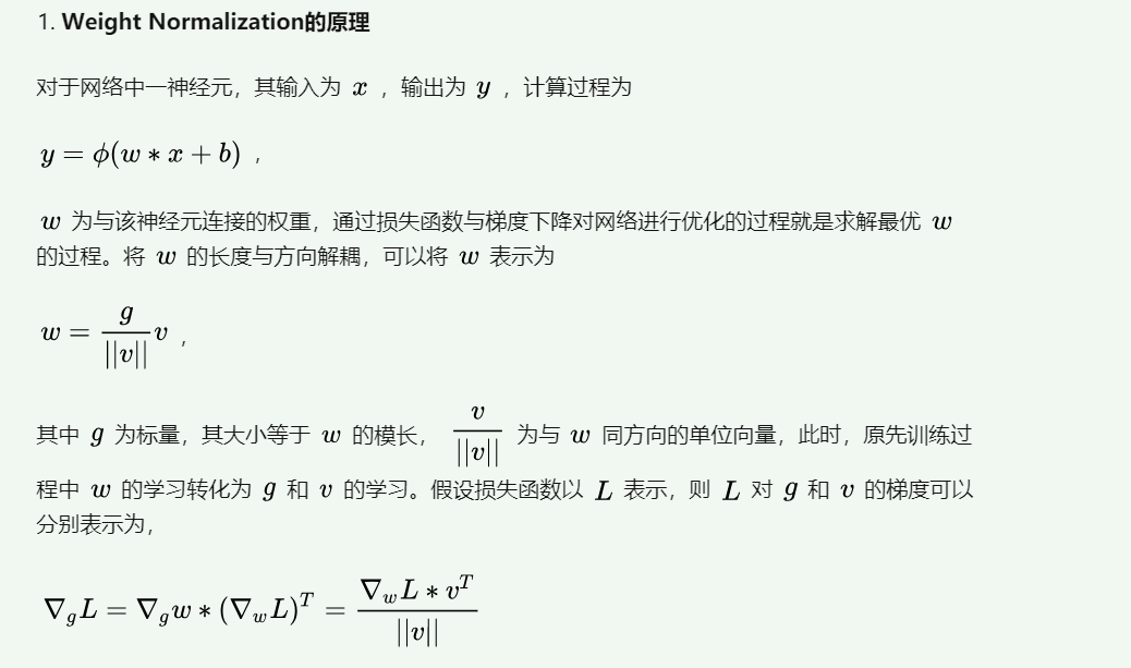 WeightNorm的原理-CSDN博客