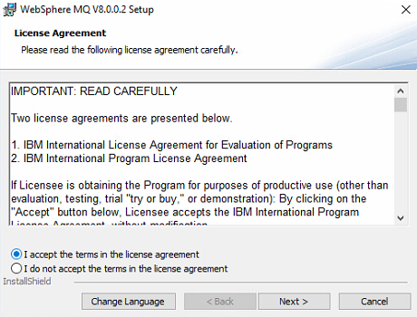 在Windows上安装IBM WebSphere MQ客户端_websphere mq windows安装包-CSDN博客