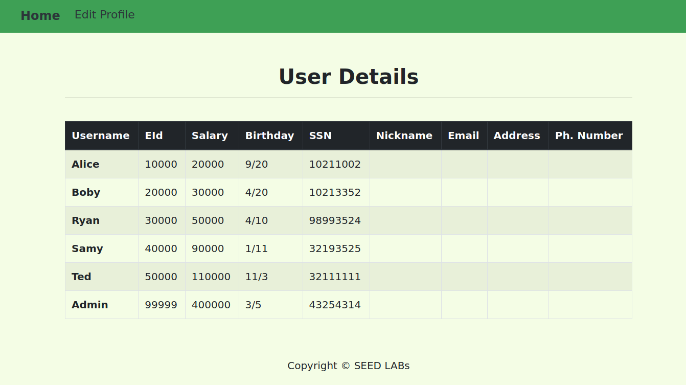 SeedLabs-Web安全-SQL注入实验-CSDN博客